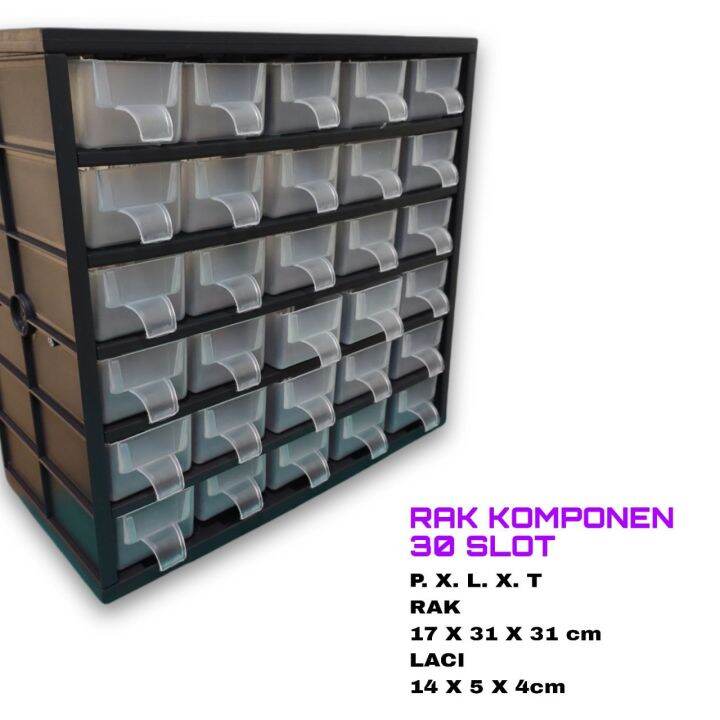 RAK RAKKO WADAH KOMPONEN 30 SLOT | Lazada Indonesia