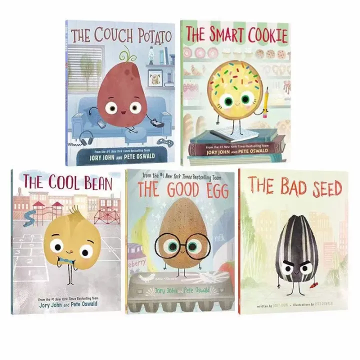 The Bad Seed/Good Egg/Cool Bean/Couch Potato/The Smart Cookie 5 Books ...