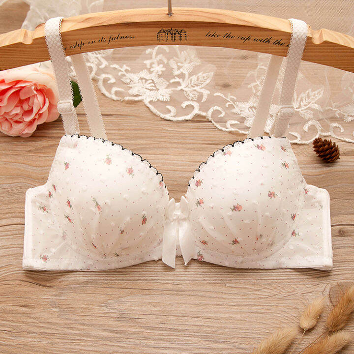 Girl Thin Bra Japanese StylebraGathered Cute Underwear Junior High ...