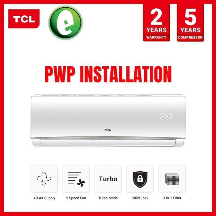 TCL Standard Non-Inverter Wall Mount Air Conditioner - R32 Refrigerant ...