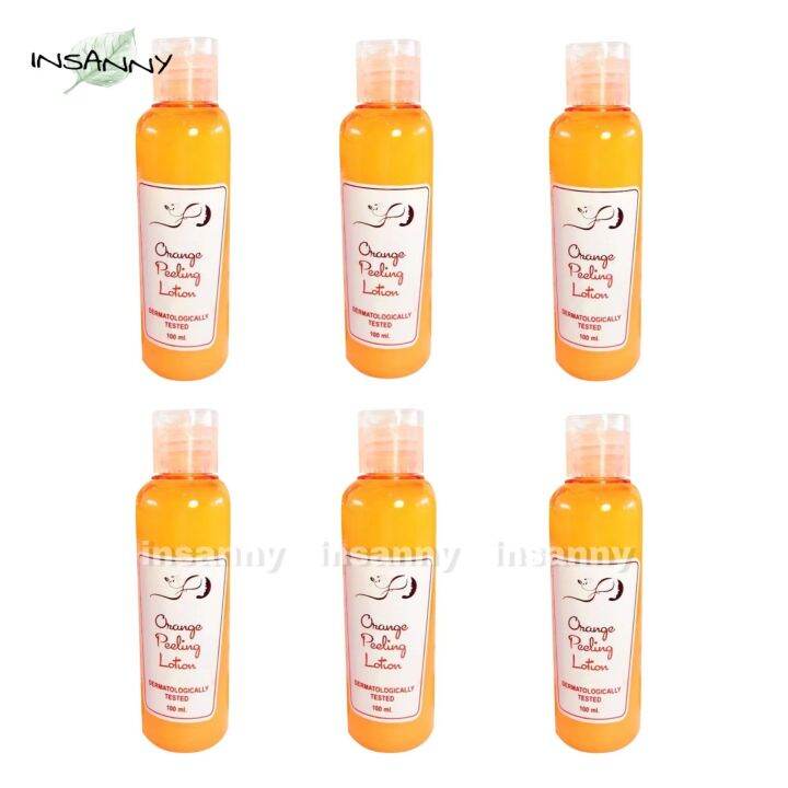 Set of 6 ) ORANGE PEELING LOTION by Beauty Wise 100% Original!!! 100ml ...