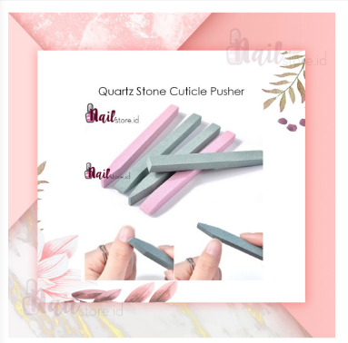 Quartz Stone cuticle pusher/asa kuku/Alat kikiran kuku/kikir kuku besi ...