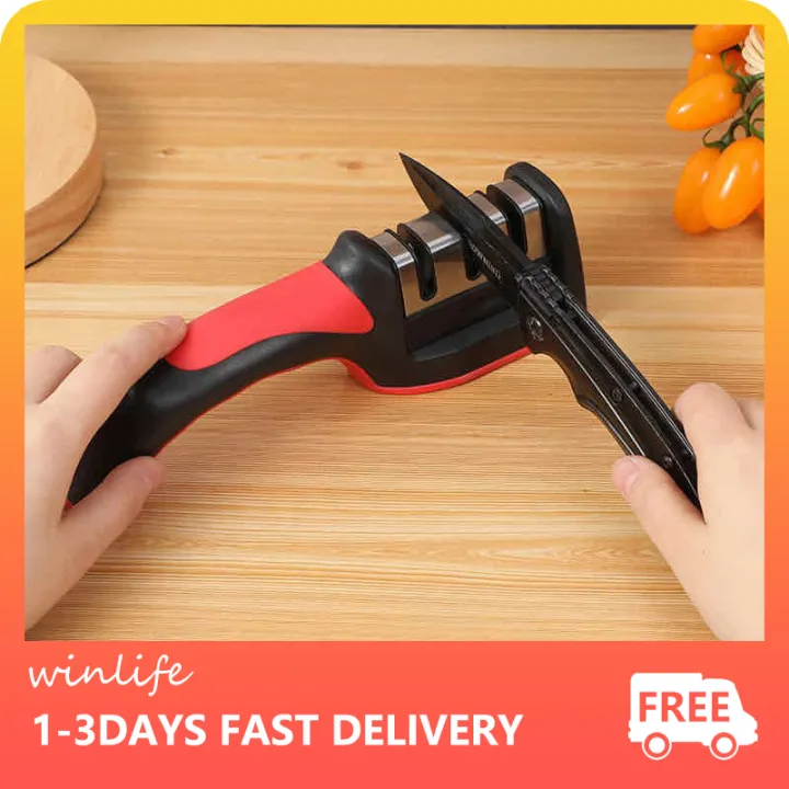 Multifunction Home Handheld Portable Kitchen Knife Sharpener | Lazada PH