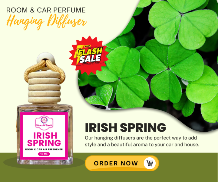IRISH SPRING For Air Freshener / Car Hanging Diffuser 10ML | Lazada PH