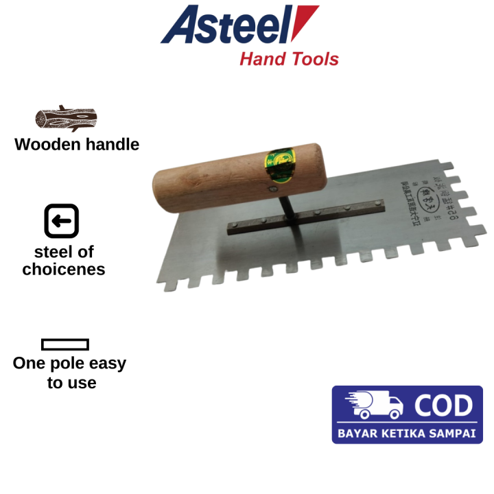 ASTEEL Roskam - Raskam gerigi plastering trowel alat pasang perata ...