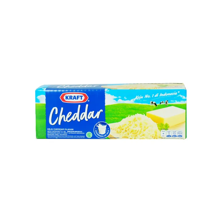 Keju Kraft Cheddar 165 gram kemasan baru | Lazada Indonesia