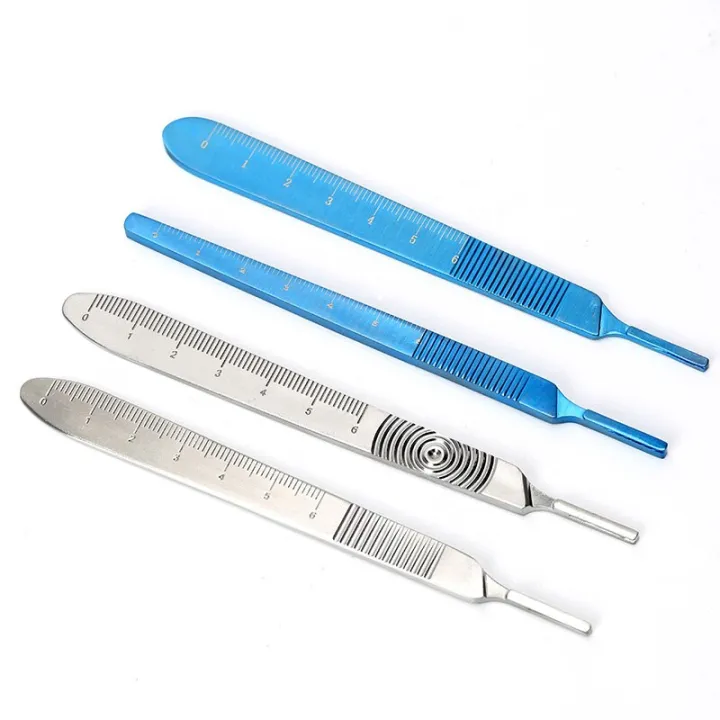 Stainless Steel Knife Handle Blade Holder,Titanium Surgical Knife ...