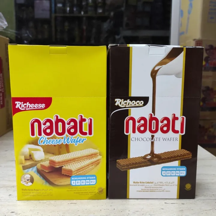 Nabati Wafer 1 Box isi 20 pcs KEMASAN | Lazada Indonesia