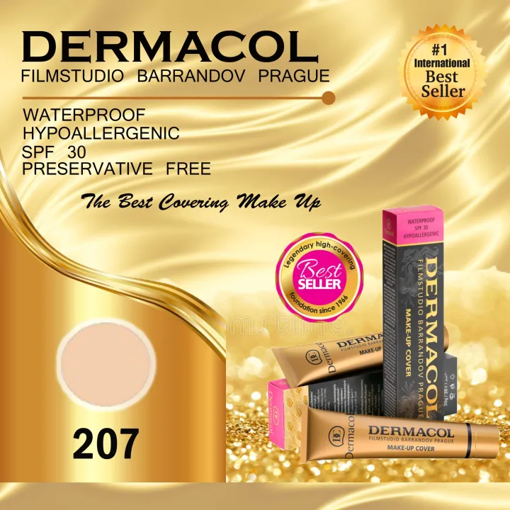 (Dermacol) Make-up Cover Foundation Shade no.207 | Lazada PH