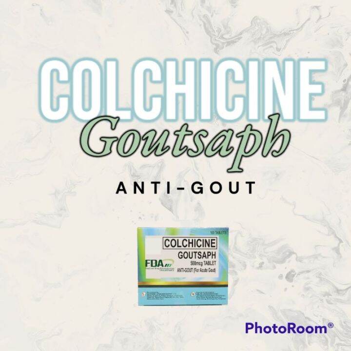GOUT-FREE Goutsaph 500mcg Tablets | Lazada PH