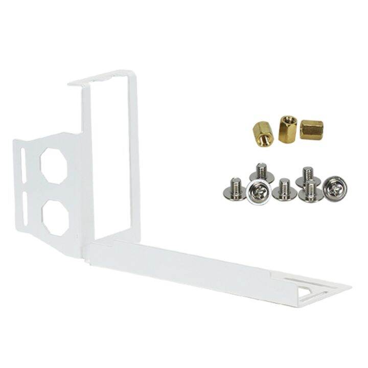 DIY Metal Graphics Cards Vertical Bracket Riser PCI Express Stent Stand ...