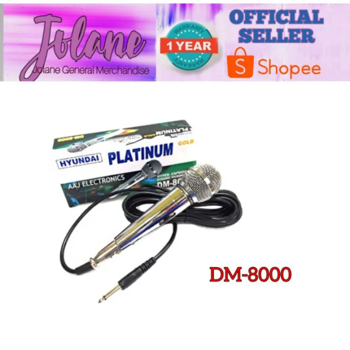 Hyundai Platinum DM-8000 Professional Microphone | Lazada PH