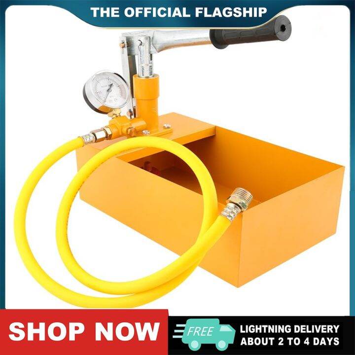 Aluminum 2.5MPa 25KG Water Pressure Tester Manual Hydraulic Test Pump ...