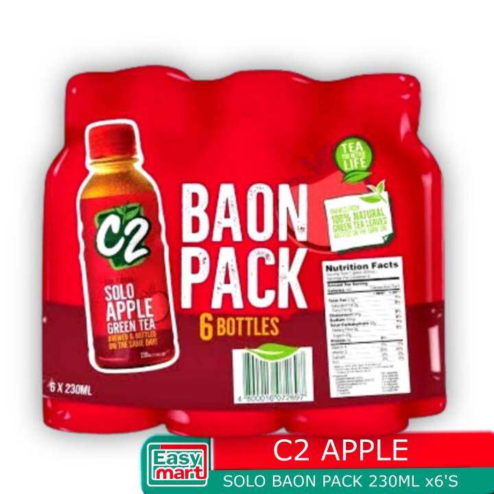Easy.Mart C2 Apple Green Tea Baon Pack 230mlx6's Quench Your Thirst A ...