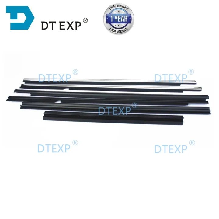 A set of 4 Window Glass Rubber For Lancer Ex Sealing Rubber For Lancer ...