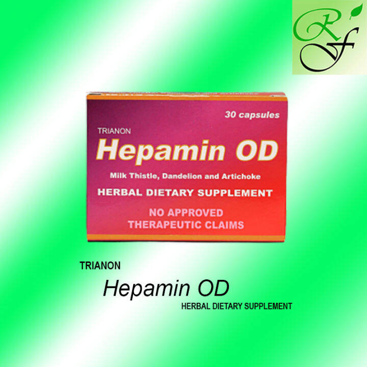 Hepamin OD (Silymarin 300 mg, Dandelion flower 100 mg, Artichoke Leaf ...