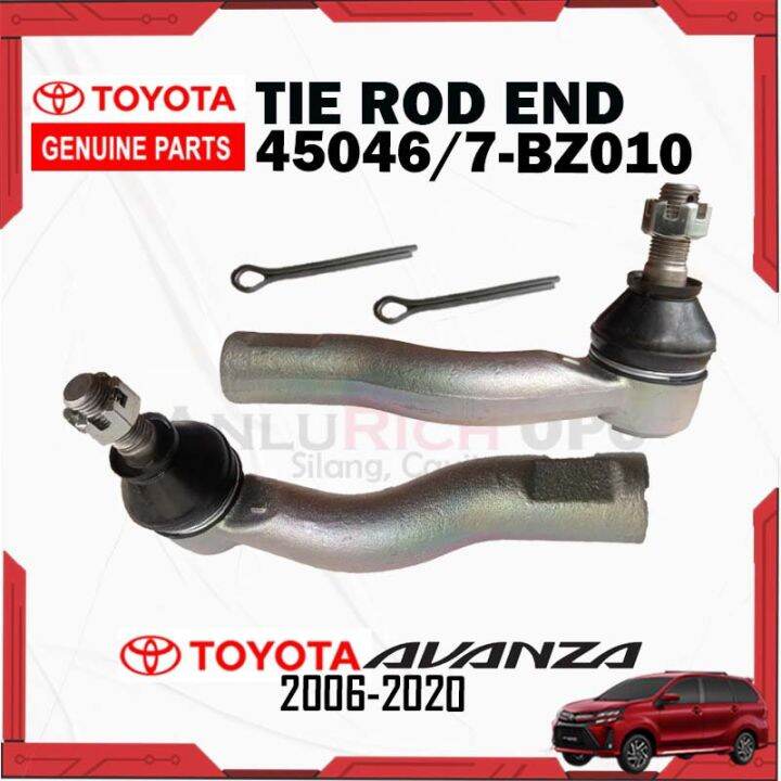 TOYOTA GENUINE TIE ROD END TOYOTA AVANZA 2006-2020 SET PART NO: 45046/ ...