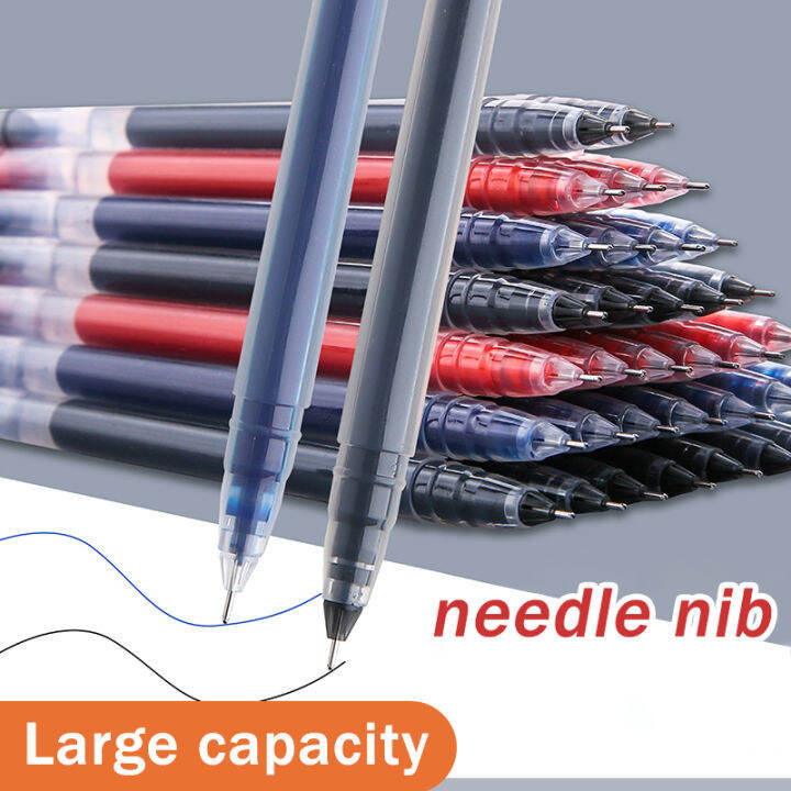 Large Capacity Gel Pen 0.5mm Neutral pen Needle Tip Ballpoint Pens ...