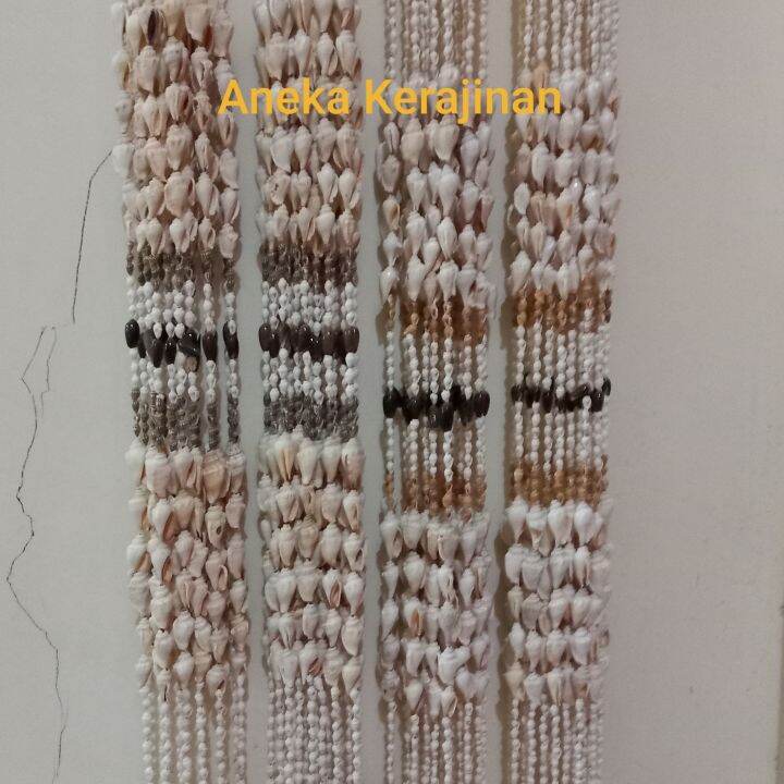 Murah Tirai Kerang Putih Hiasan Pintu 20 Rangkaian | Lazada Indonesia