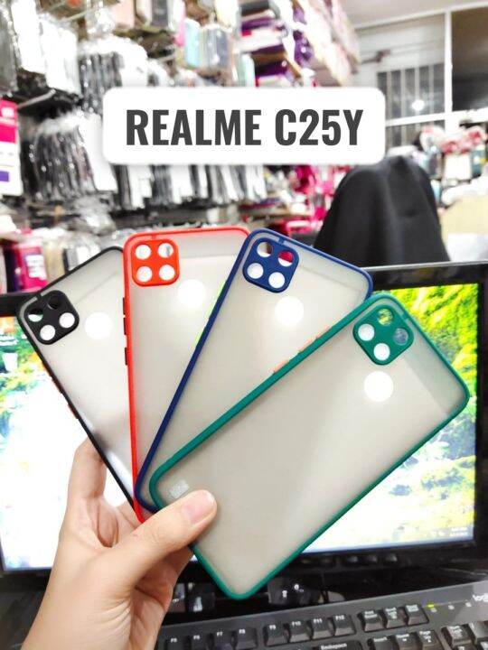 Realme C25Y Case Aero Anti Shocking Slim Fit Autofocus Oem Anti Crack ...
