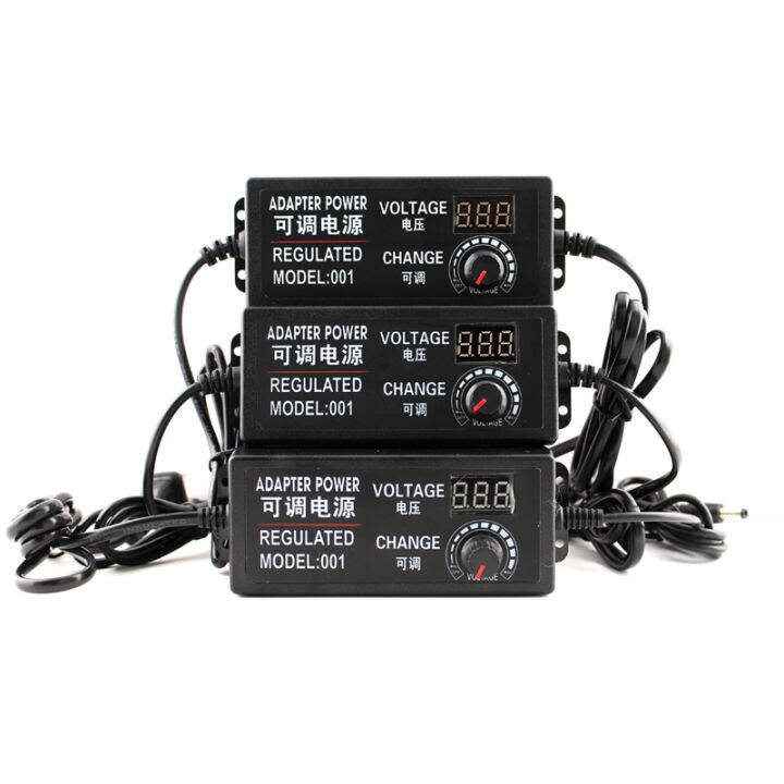 Adjustable AC To DC Power Supply 3V 5V 6V 9V 12V 15V 18V 24V 1A 2A 5A Power Supply Adapter ...