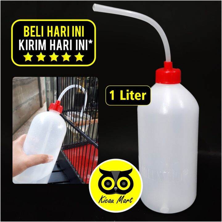 BOTOL SELANG 1 LITER ASENA ISI ULANG AIR MINUM BURUNG PEMBERSIH ALAT ...