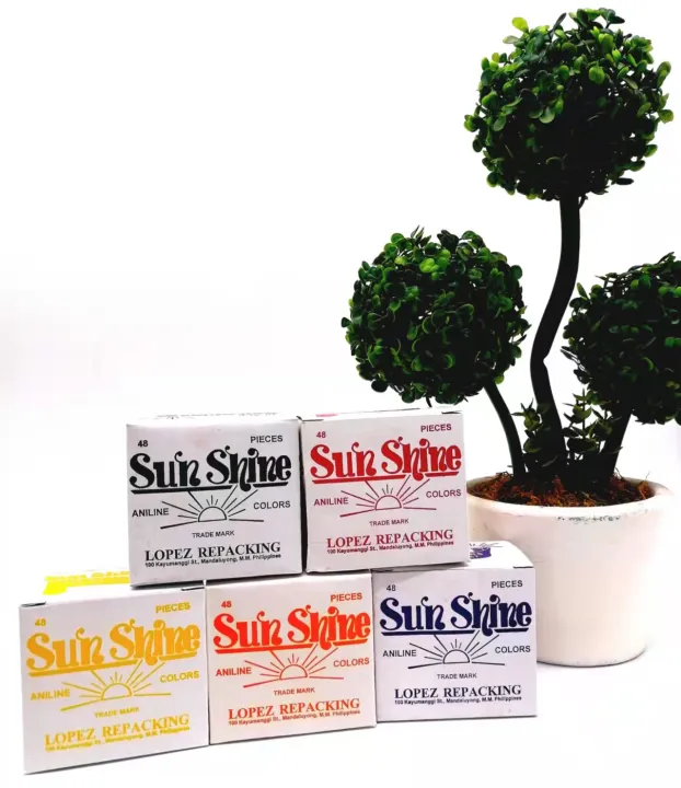 Sun Shine Dye Color fast dye 5 colors / dyobos | Lazada PH