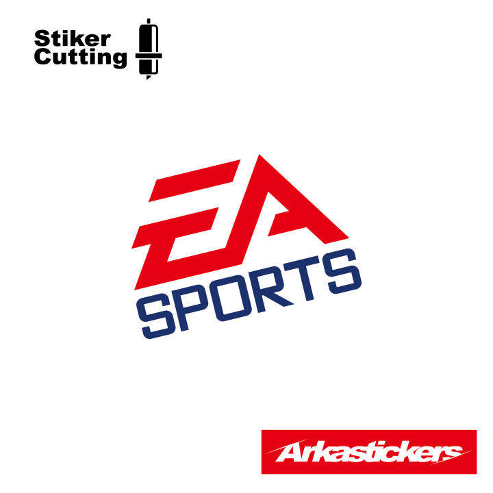 Cutting Stiker EA SPORTS untuk Motor Mobil Helm dll bisa menyala ...