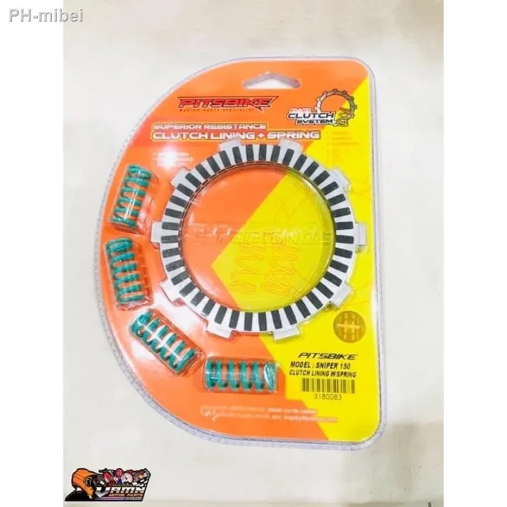 Pitsbike Racing Clutch Lining with Spring Sniper150 TFX SZ R15 (Linings ...