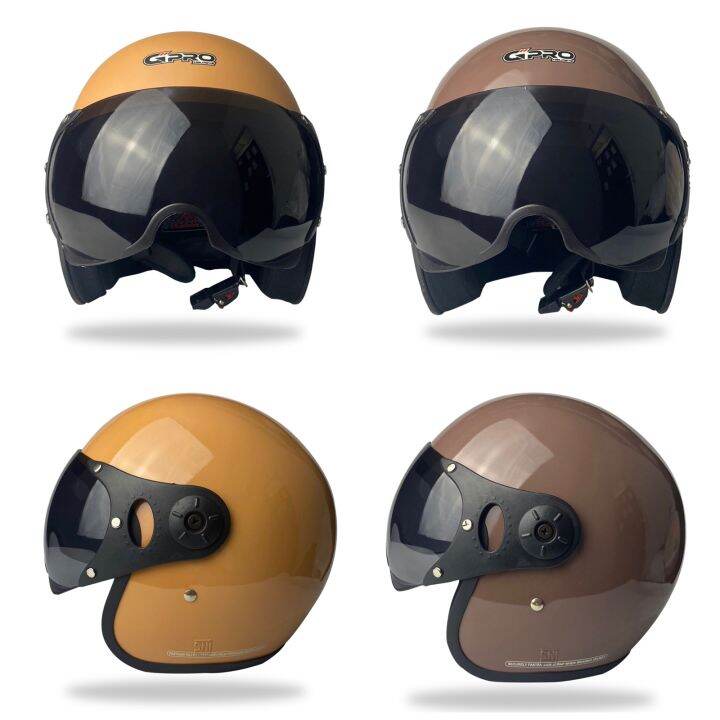 Gpro - Helm Pilot Bogo Retro Classic Pria Wanita Cepol Hijaber Hijab ...