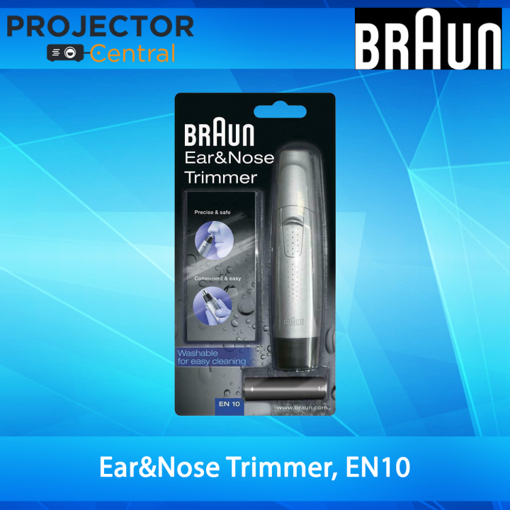 Braun EN10 Ear&Nose Hair Trimmer for Men and Women, Battery Operated ...