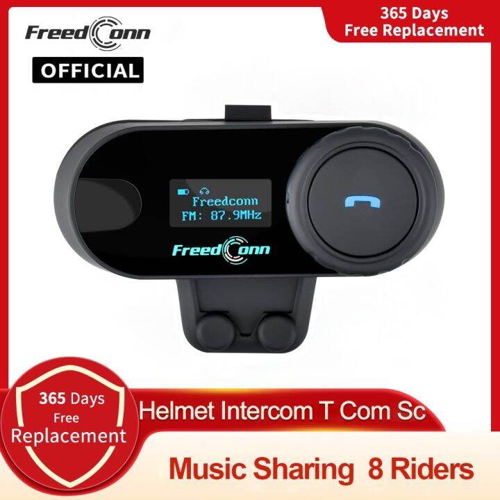 Freedconn Tcom SC Motorcycle Helmet Intercom Headset Bluetooth 6 Ways ... Freedconn Tcom SC Motorcycle Helmet Intercom Headset Bluetooth 6 Ways ...