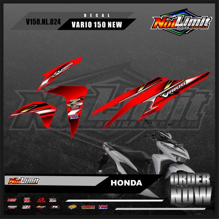 Sticker Striping VARIO 150 NEW - Sticker Striping Variasi Motor HONDA ...