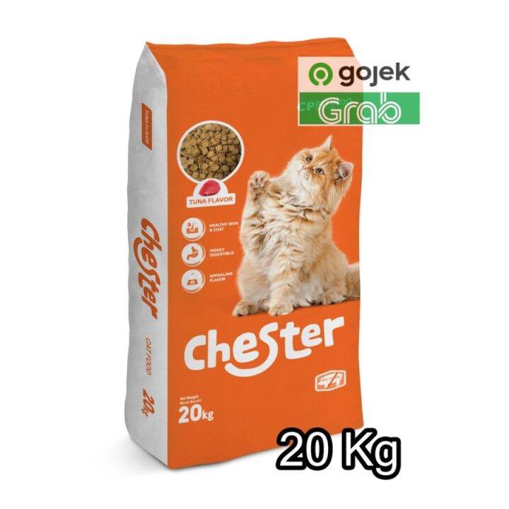CHESTER MAKANAN KUCING 20 KG ALL STAGE CAT FOOD NO MAXI BOLT | Lazada ...