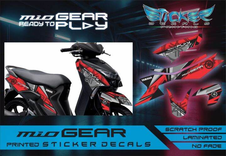 Mio Gear Sticker Decals | Lazada PH