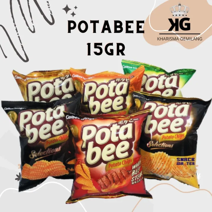 POTABEE - POTABEE 15 gr Snack Kentang JUMBO Cemilan Asin Anak Dewasa ...