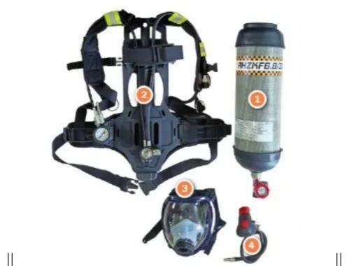 BREATHING APPARATUS (SCBA) - COMPOSITE CYLINDER 6,8 LITER MODEL RHZKF6 ...