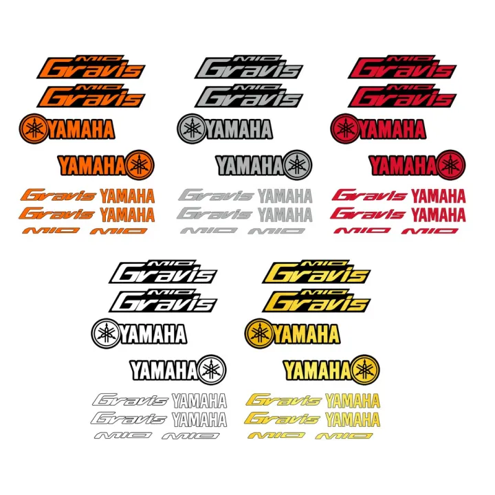 sell like hot cakes Yamaha Mio Gravis Stickers Decals 1 Set | Lazada PH