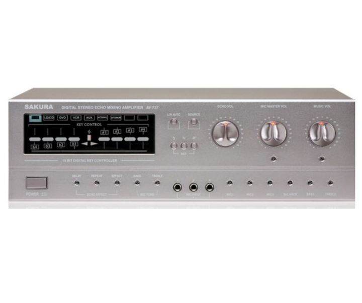 SAKURA AV-757 DIGITAL KARAOKE MIXING AMPLIFIER 1650watts x 2 | Lazada PH