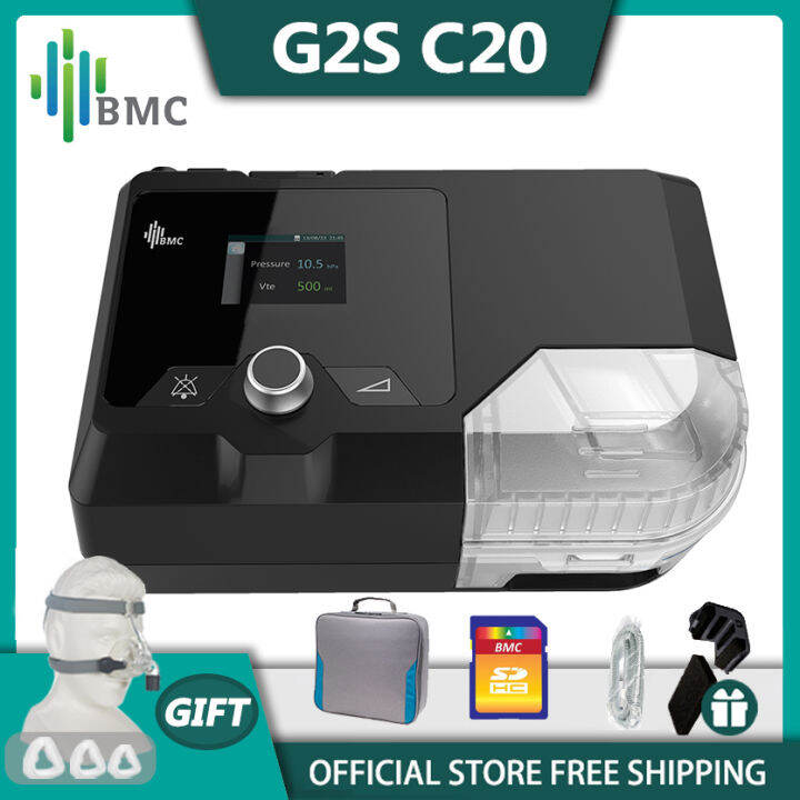 BMC Portable G2S C20 CPAP Machine With NM4 Mask Respirator Ventilator For Sleep Apnea Anti ...