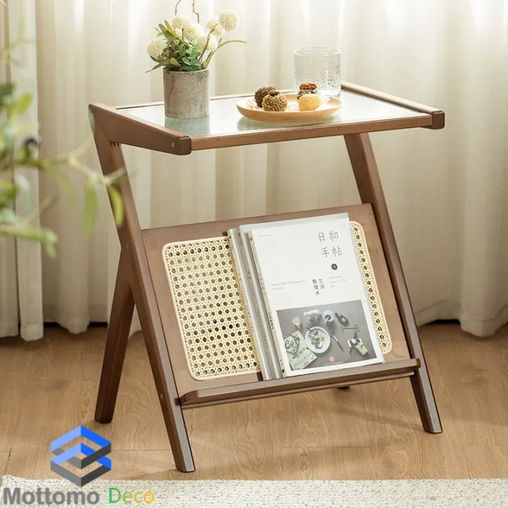 ส่งฟรี…!!MOTTOMO LUXURY MODERN SOLID BAMBOO COFFEE TABLE WITH WOVEN AND ...