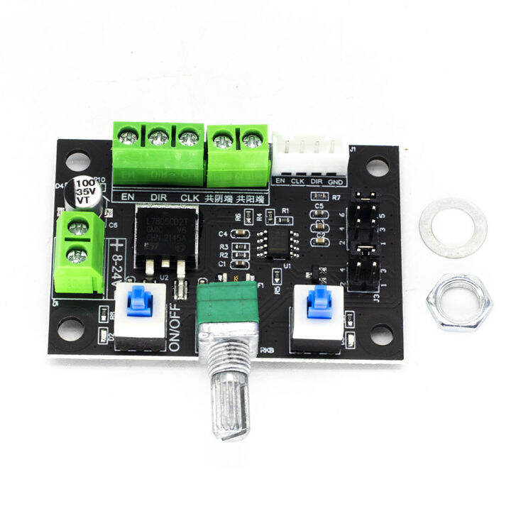 DC 12V 24V Stepper Motor Driver Controller Speed Regulator PWM Pulse Signal Generator Module 8 ...