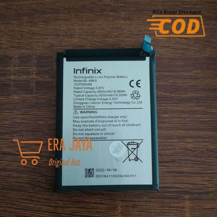 INFINIX NOTE 12 2023 - Baterai Batre Hp Infinix Note 12 X676C Kode ...
