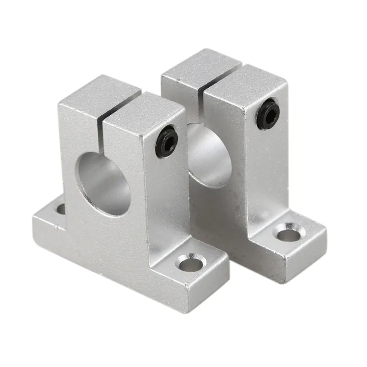 2 x SK16 16mm Linear Rail Shaft Guide Support for XYZ Table CNC ...