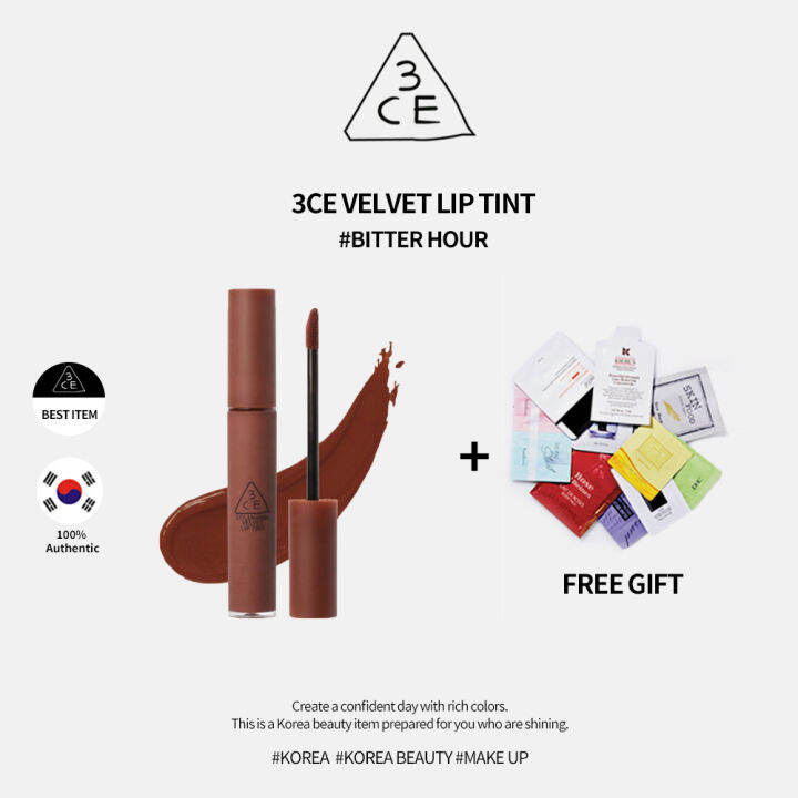 [3CE] VELVET LIP TINT BITTER HOUR | Lazada Singapore