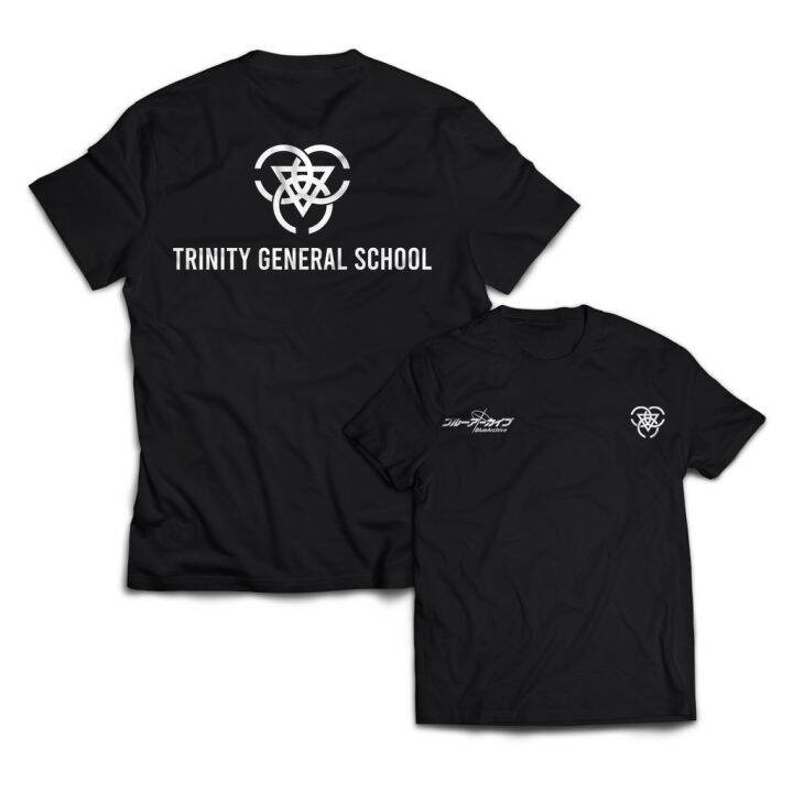 เสื้อยืด พิมพ์ลาย Blue Archive Trinity General School สําหรับผู้ชาย และผู้ใหญ่S-5XLS-5XL ...