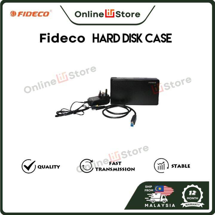 FIDECO 3.5" SATA USB 3.0 EXTERNAL HDD ENCLOSURE | Lazada
