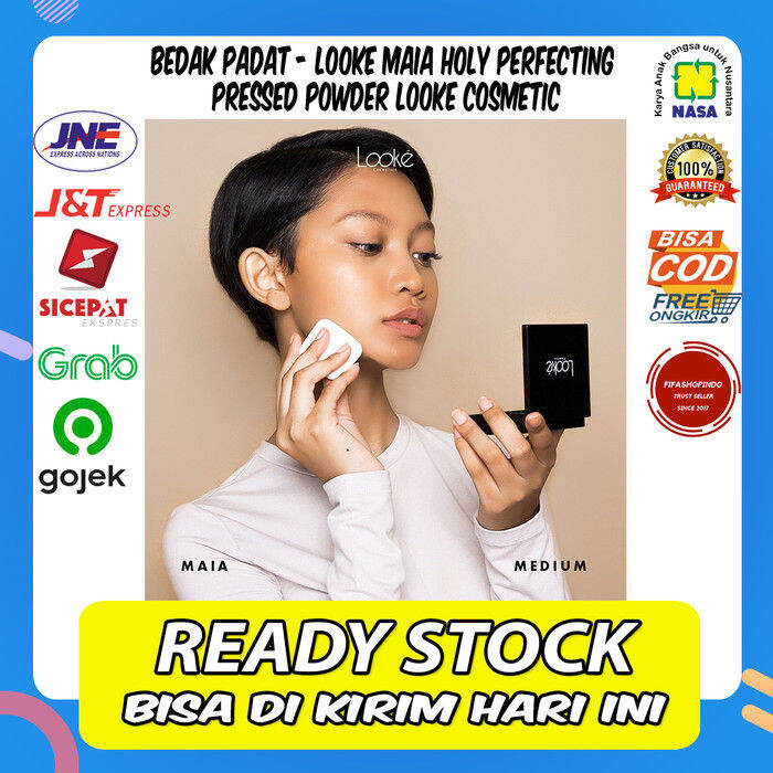 BEDAK PADAT ORIGINAL LOOKE Holy Perfecting Pressed Powder - MAIA ...