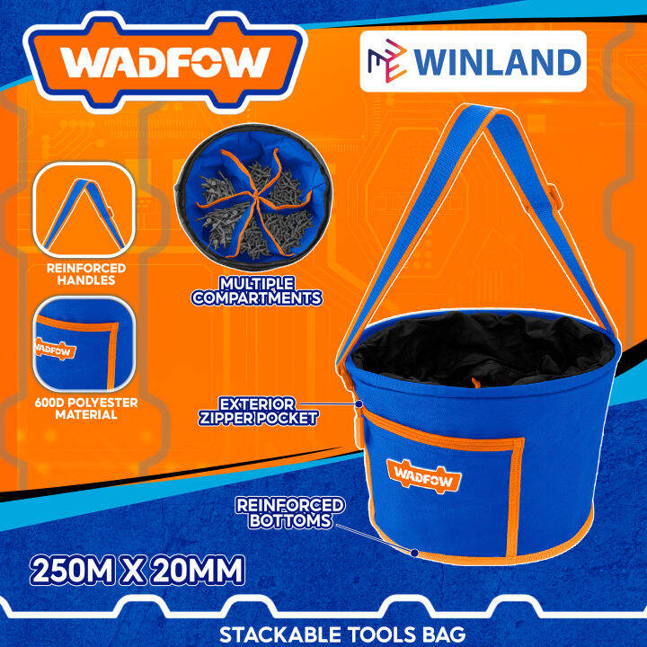 Wadfow by Winland 250 x 200mm 600D polyester Stackable Tools Bag ...