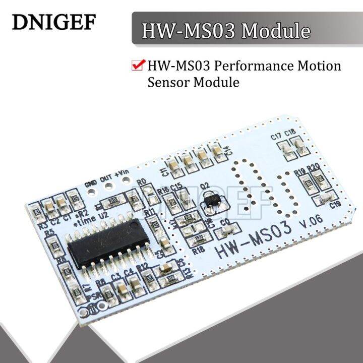 Motion Sensor Module Hw Ms03 High Performance Radar Motion Sensor 24ghz To 58ghz Microwave